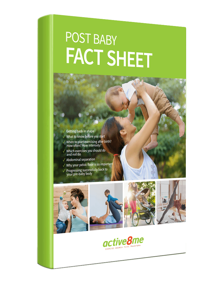 Thankyou | Post Baby Fact Sheet | Active8Me